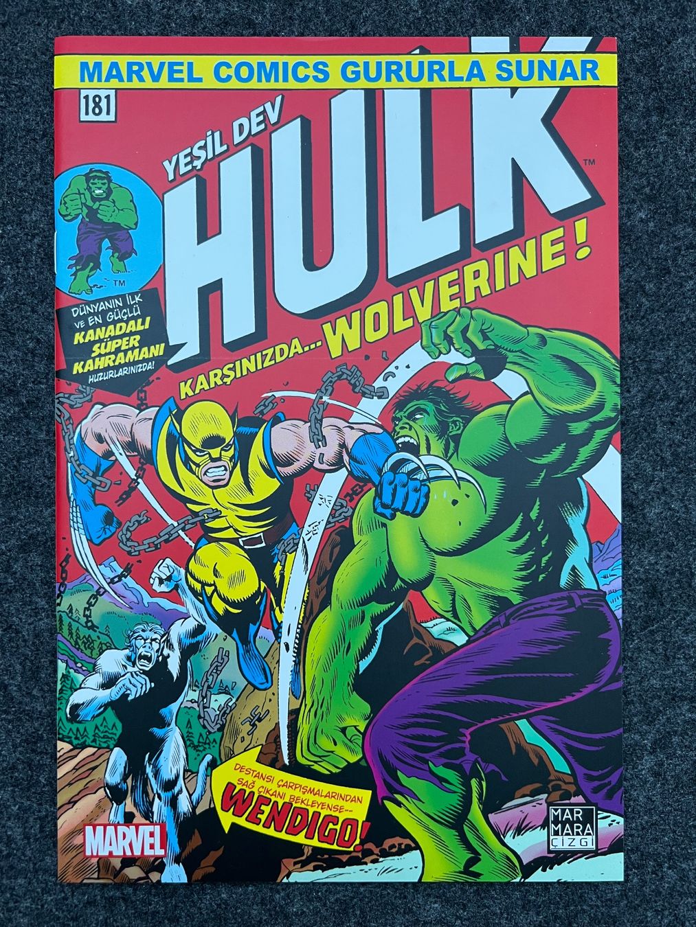 Hulk #181 (Wolverine)(2020, türkisches Reprint) — NM (Gebraucht) in ...