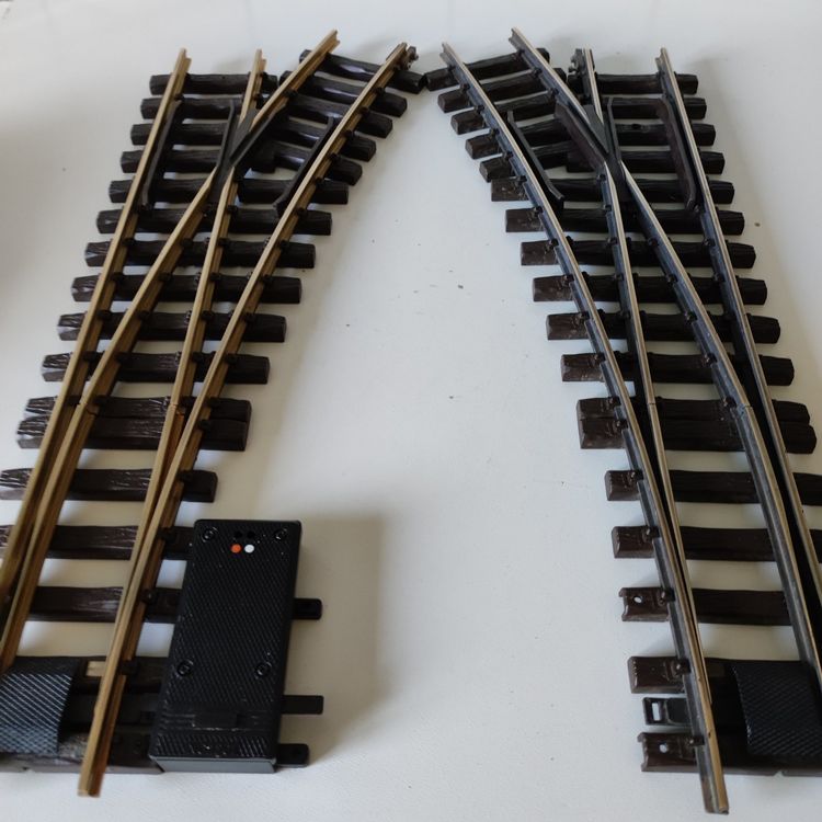 LGB 1 Paar Weichen R3, 22,5°, elektrischer Antrieb | Kaufen auf Ricardo