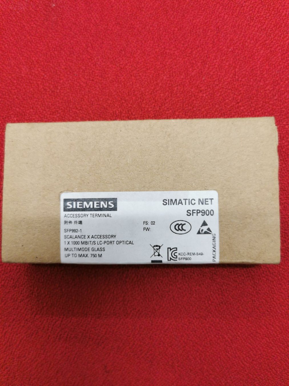 Siemens Simatic Net SFP900 Accessory Terminal, Neu! (Neu (gemäss ...