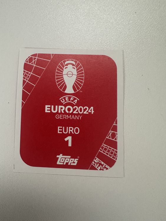 Topps Euro 2024 Euro 1 mit Topps Logos | Kaufen auf Ricardo