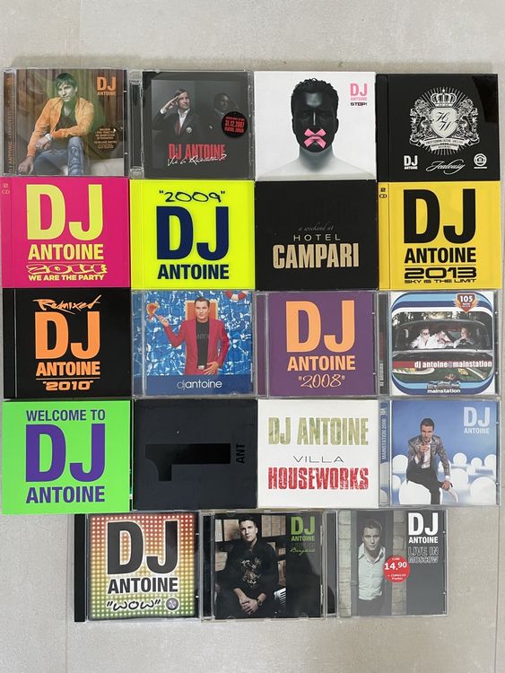 DJ Antoine (19 CDs, zum Teil Doppel- und 3-Fach-Alben) (Gebraucht) in ...