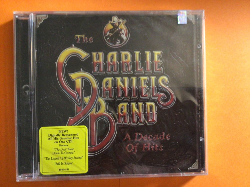THE CHARLIE DANIELS BAND, A Decade of Hits, CD,1983 (Neu und originalverpackt) in Steinach für ...