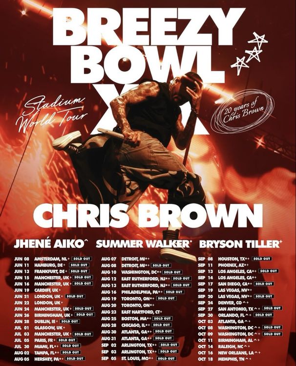 Chris Brown – Breezy Bowl XX Tour (Neu und originalverpackt) in ...