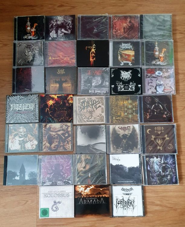 32 METAL CDs - SAMMLUNG - BLACK DEATH DOOM COLLECTION (Gebraucht) in ...