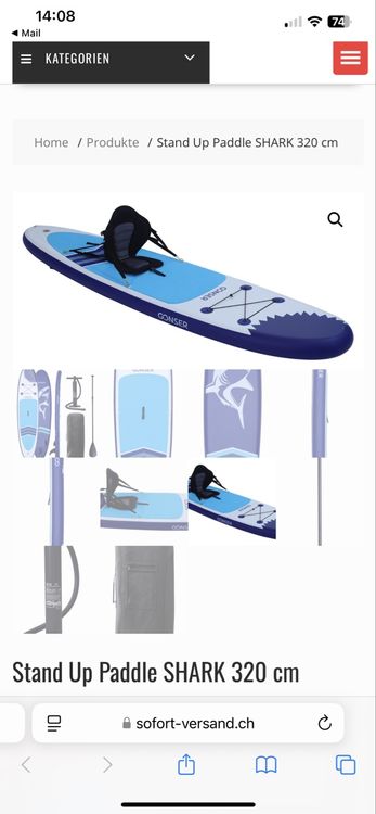 Stand Up Paddle Shark (Gebraucht) in Zürich für CHF 135 – nur Abholung ...