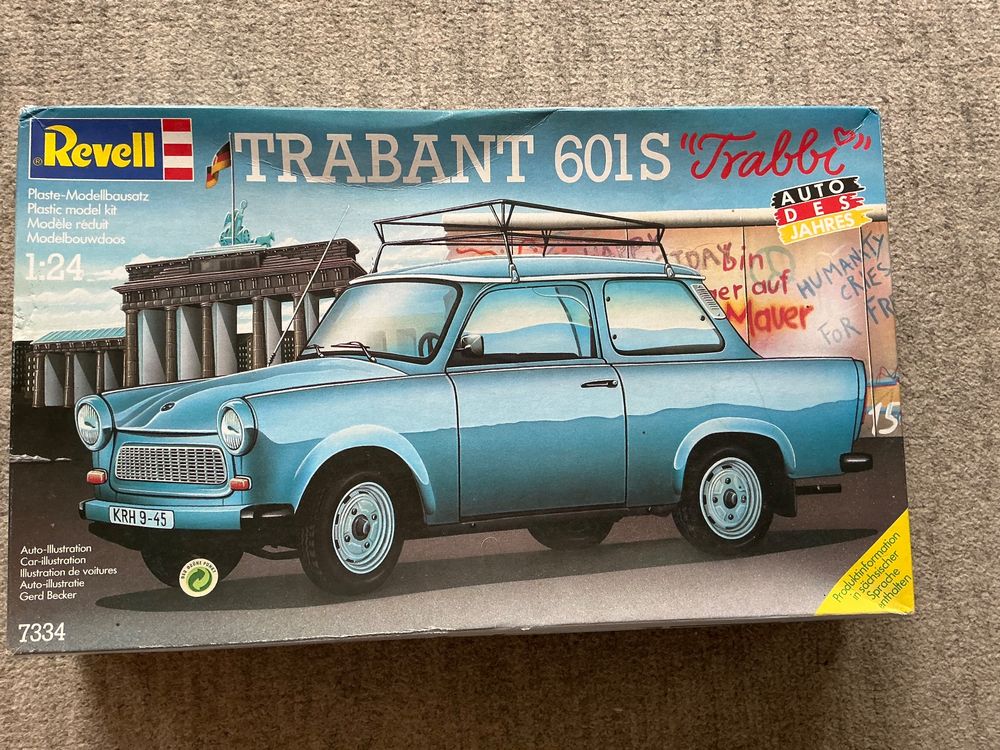 Revell Trabant 601S "Trabi" 1:24 Modellbausatz komplett (Gebraucht) in Jona für CHF 12 – mit ...
