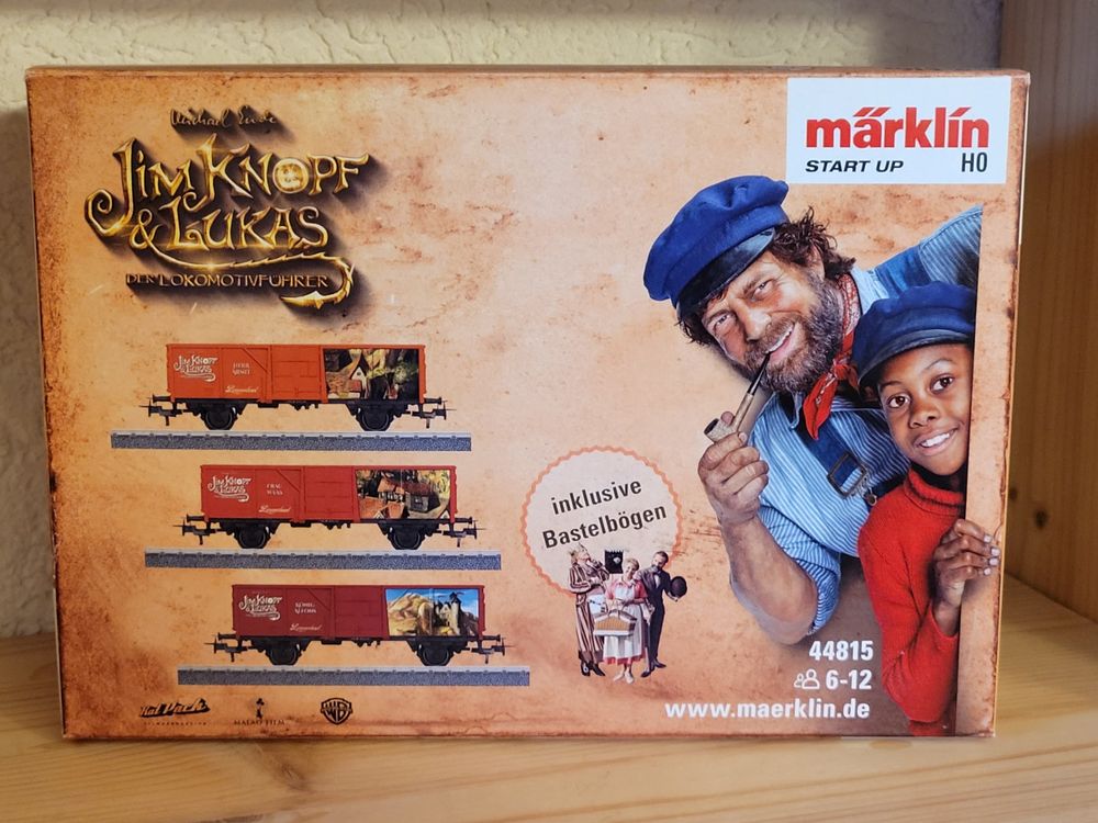Märklin H0 44815 - Jim Knopf & Lukas - 3 Offenes Güterwagen (Neu ...