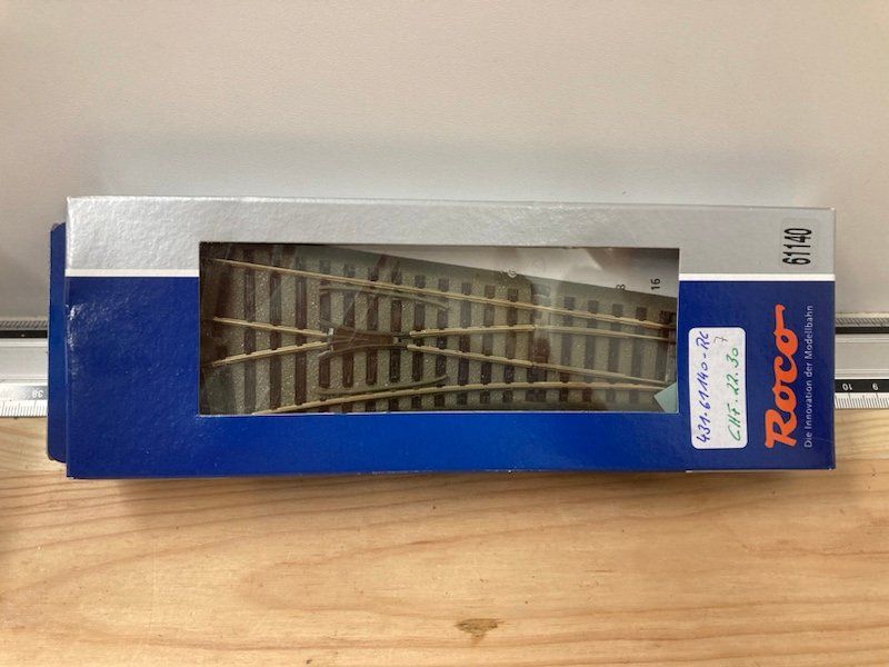 Roco H0 61140 Weiche links (Neu und originalverpackt) in Brislach für ...