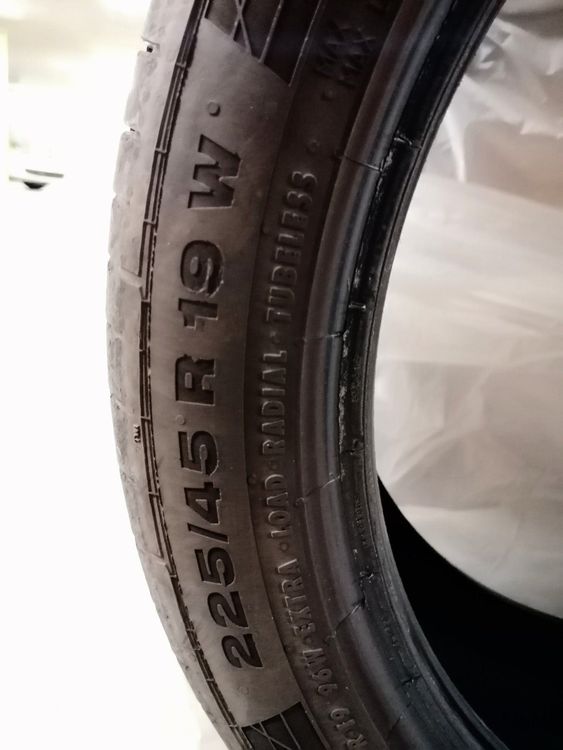 225/45/r19 96w pneus/reifen/tires | Kaufen auf Ricardo