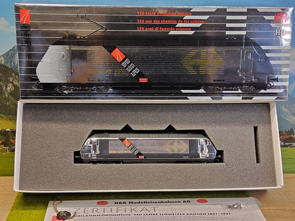 Hag 070 _ SBB Jubi Re 460 150 Jahre Schweizer Bahnen _ AC H0 (Gebraucht) in Uerikon für CHF 249 ...