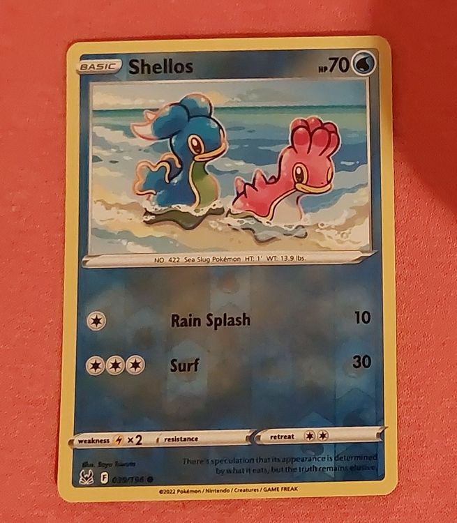 Carte Pokémon Shellos 70 PV Holo (Neu (gemäss Beschreibung)) in Marly ...