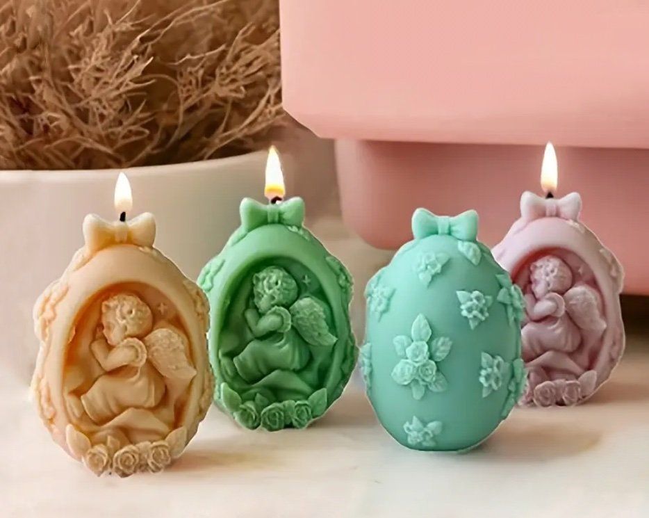 Giessform Silikonform Engel im Ei (Neu und originalverpackt) in ...