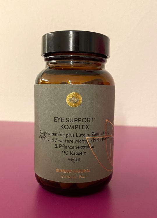 Eye Support Komplex, 90 Kapseln, vegan / Sunday Natural (Neu und ...