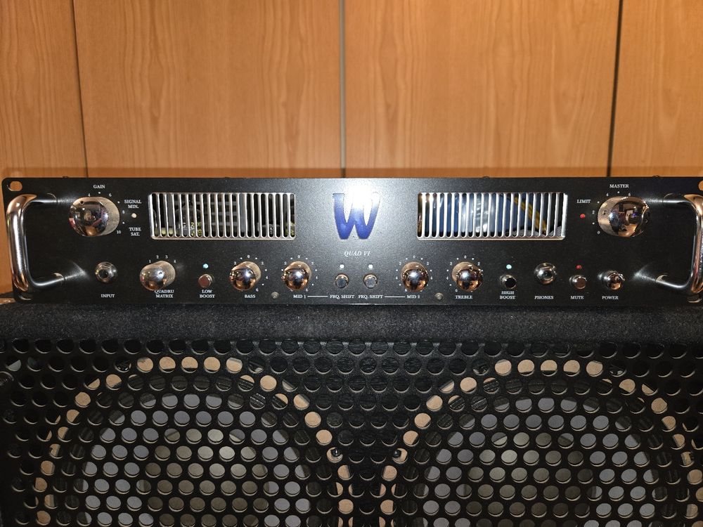 Warwick Quad VI Bass Verstärker Topteil & Boxen Set! (Gebraucht) in ...