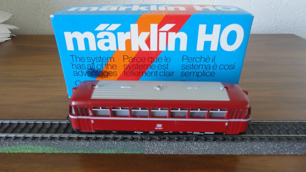 Schienenbus mit Beiwagen DB Märklin HO Wechselstrom 3016 | Acheter sur ...