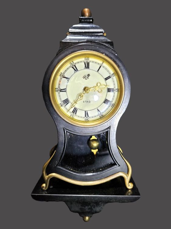 🕰️ Antike 8TAG Pendule – Vintage Wanduhr mit Sockel 🕰️ (Gebraucht) in ...