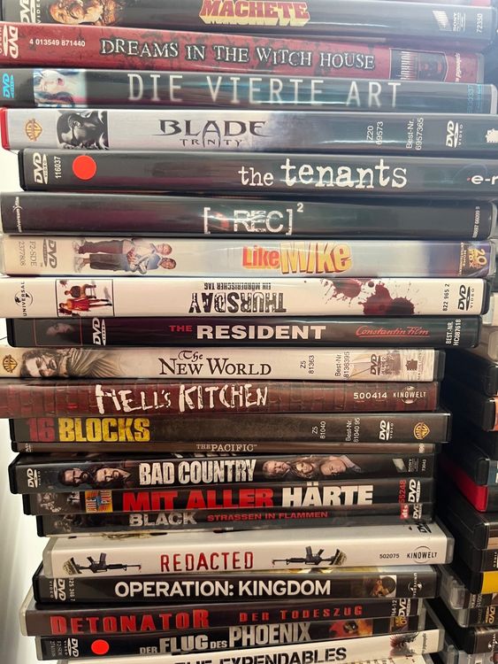 Sammlung von 59 DVD viele Action Filme | Kaufen auf Ricardo