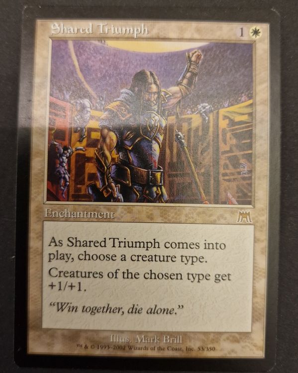 Shared Triumph, Magic the Gathering (Gebraucht) in Hochdorf für CHF 1.5 ...