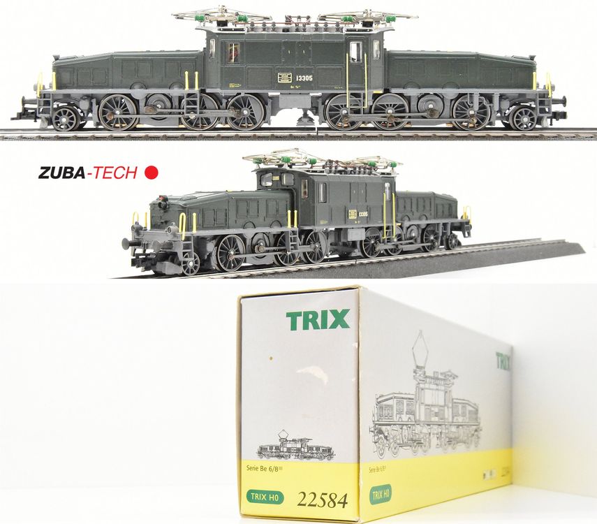 Trix 22584 E-Lok Be 6/8 III Krokodil SBB, H0 GS Analog, OVP (Gebraucht ...