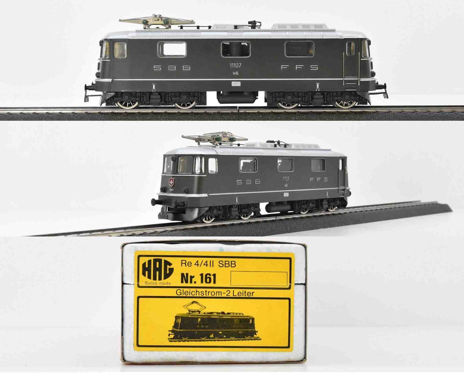 HAG 161 E-Lok Re 4/4 II SBB H0 GS Analog mit OVP (Gebraucht) in St. Gallen für CHF 57 – mit ...