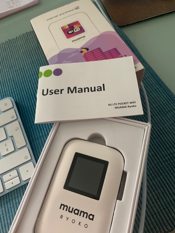 muama Ryoko WIFI Router mit Viaota-Simkarte (Neu und originalverpackt ...