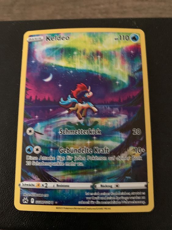 Pokemon Keldeo GG07/GG70 Zenit der Könige Rare Holo DE (Neu (gemäss ...