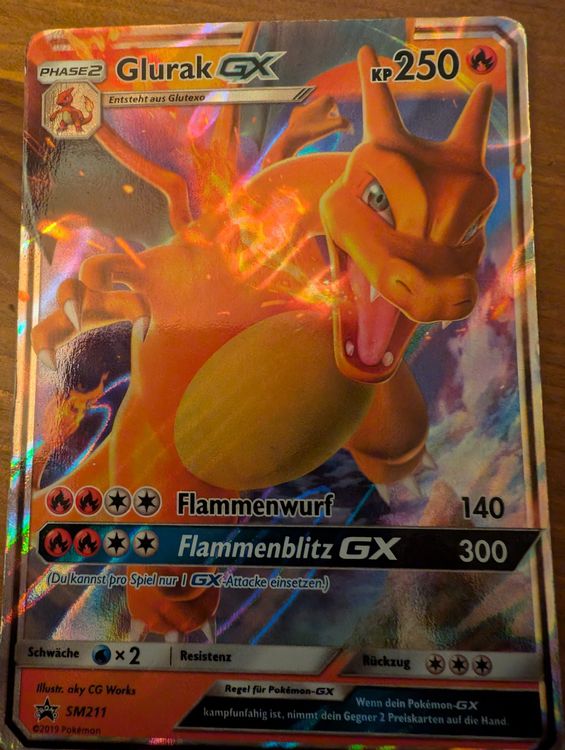 Pokemon Karte Shiny Glurak
