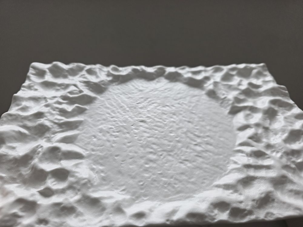 3D Gedruckte Mondlandschaft, Winter Deko Element Neu! (Neu (gemäss ...