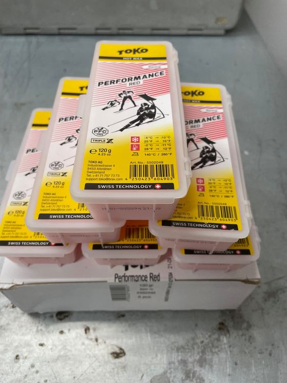 Skiwachs Toko Performance red, 6x120g | Kaufen auf Ricardo