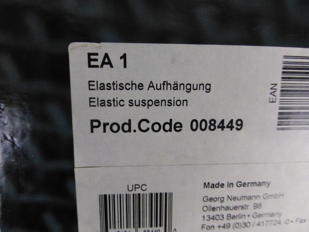 Neumann EA 1 Elastische Aufhängung microfon (Gebraucht) in Fahrweid für CHF 90 – mit Lieferung ...