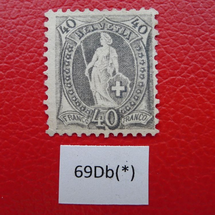 Stehende Helvetia: 69D ungebraucht *, Kat: 130.- (Gebraucht) in Sursee für CHF 18.5 – mit ...