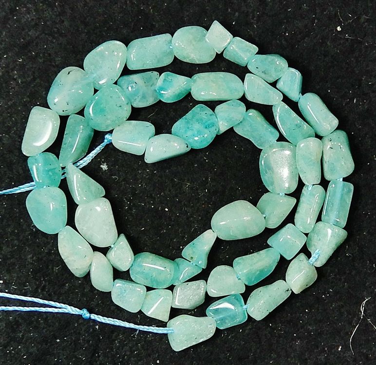 1 Strang natürliche Amazonit Free Form Perlen (Neu (gemäss Beschreibung ...