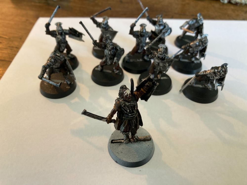 Lord Of The Rings miniatures Warhammer Uruk Hai warriors (Gebraucht) in ...