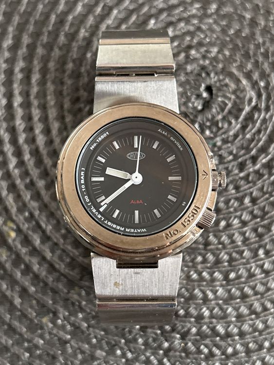 Montre vintage Alba Orvitax chronomètre acier inoxydable (Gebraucht) in ...