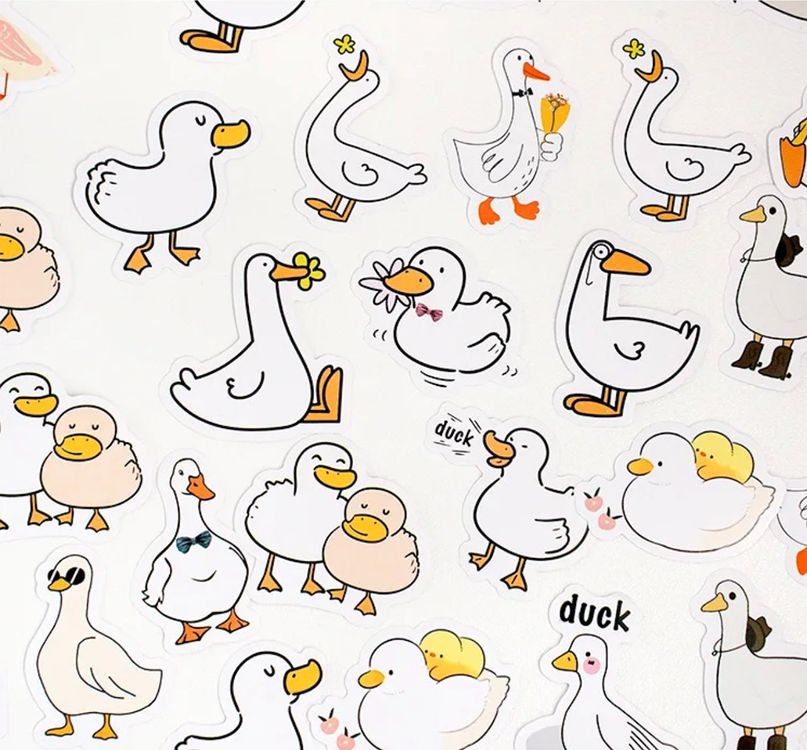 46 Stk. Aufkleber/Sticker - Enten gutes Leben (Neu und originalverpackt ...