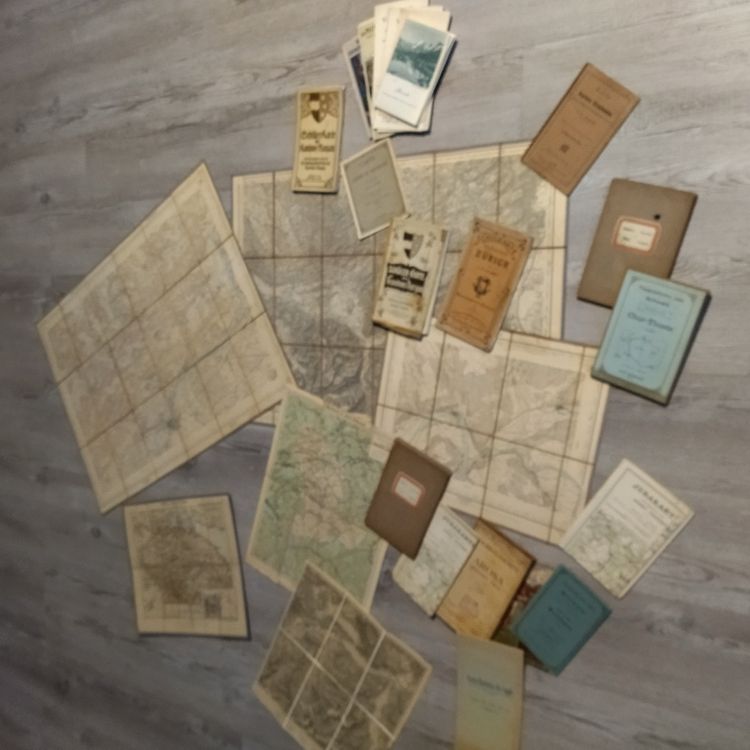 div. alte Karten Zürich, Genf...1905, 1926, 1939 u.v.a. (Gebraucht) in ...