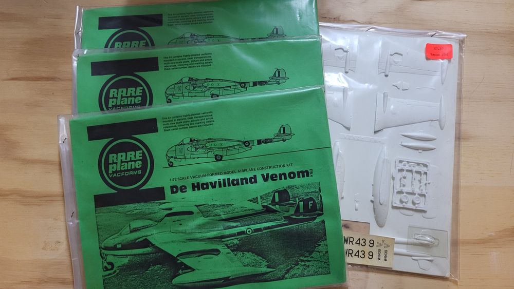 De Havilland Dh-112 Venom FB.4 Vacu-Form Bausatz 1/72 (Gebraucht) in Reinach AG für CHF 20 – mit ...