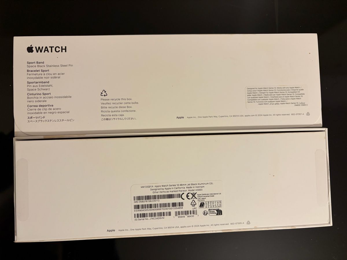 Apple Watch, 10 GPS, Cellular, 46mm, Space Black (Gebraucht) in Zürich ...