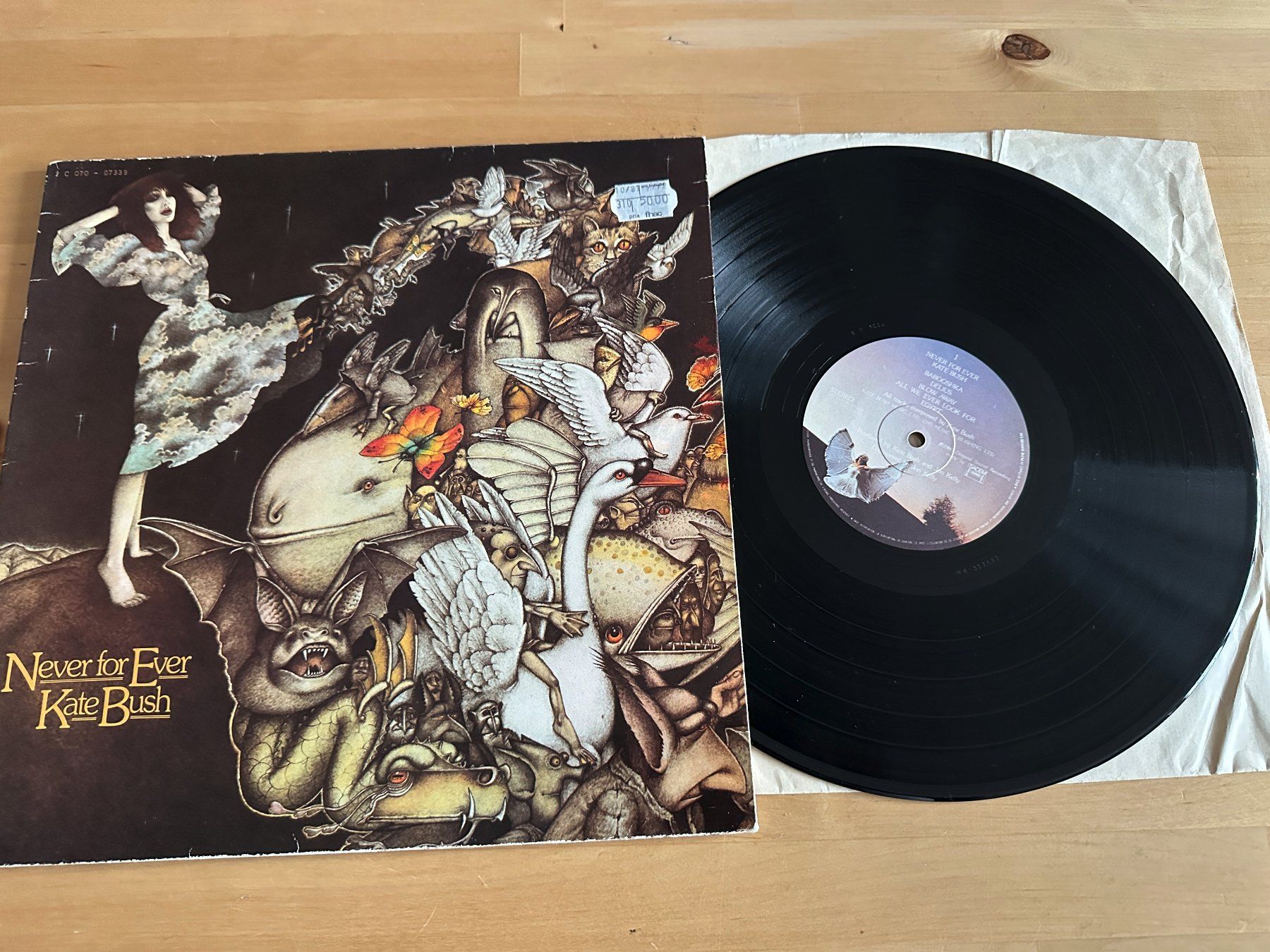 KATE BUSH tolle Kult Never Forever LP aufklappbar Songtexte (Neu und ...