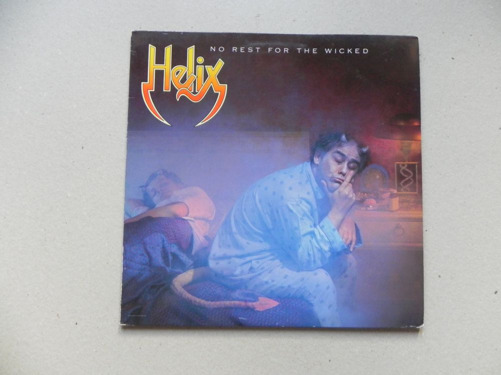 LP Canada Heavy Metal Hardrock Band Helix 1983 No Rest for.. | Kaufen ...