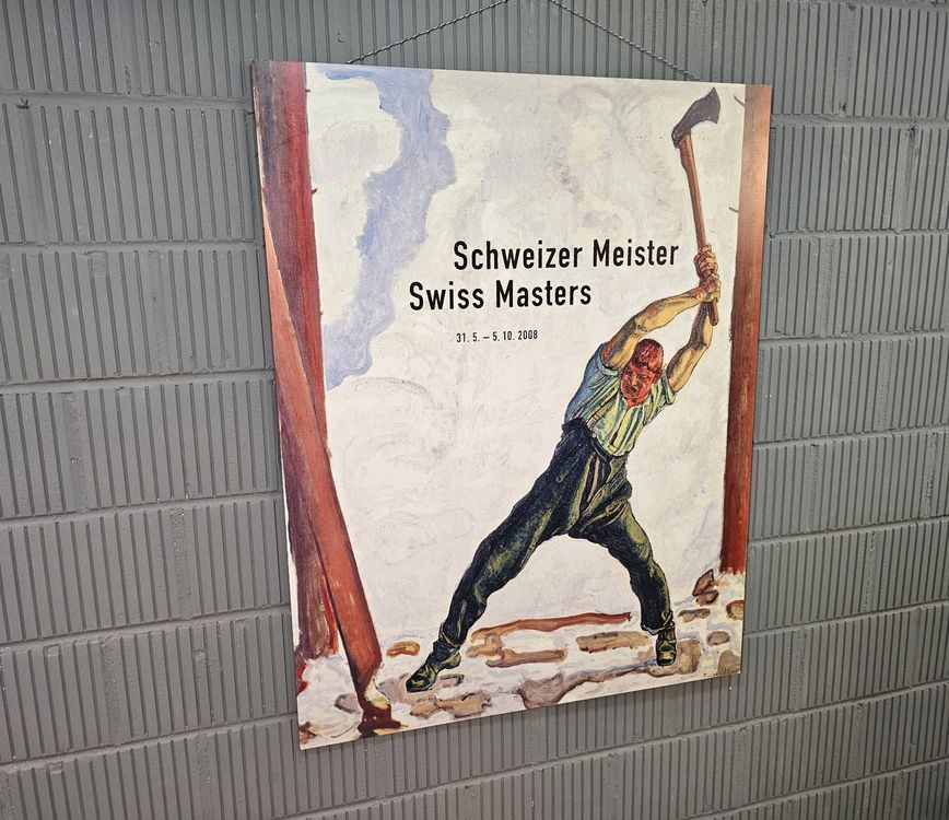 Plakat Schweizer Meister Aussstellung 2008 Ferdinand Hodler (Gebraucht) in Nottwil für CHF 90 ...