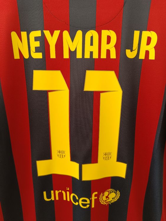 NEYMAR #11 Original FC Barcelona 2013-14 Home Trikot (Gebraucht) in St ...