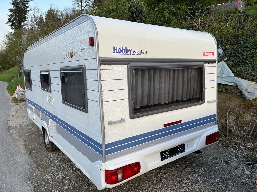 Wohnwagen Hobby 495 mit neuwertiger Küche und Bad (Gebraucht) in ...