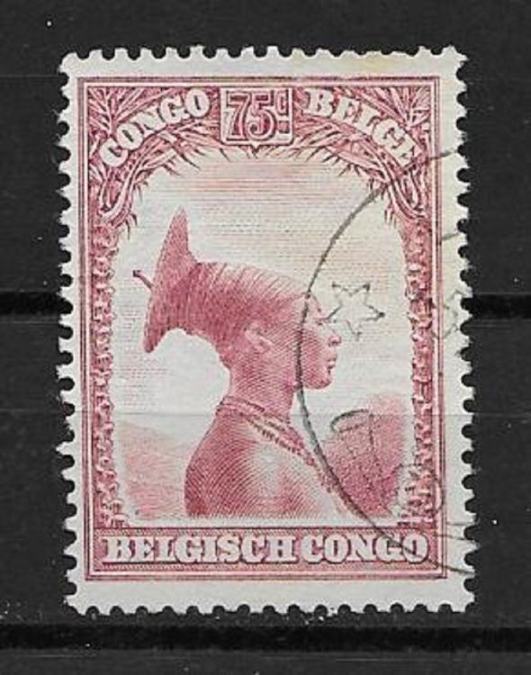 Belgisch-Kongo 1931: Mangbetu-Frau | Kaufen auf Ricardo