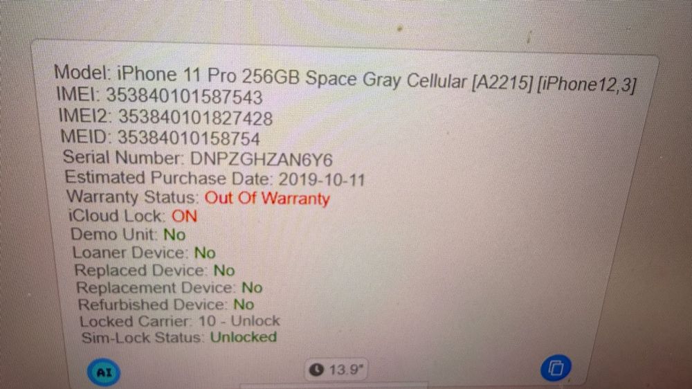 Apple iPhone 11 Pro, 256GB, Space Gray, defekt (Defekt) in Basel für ...