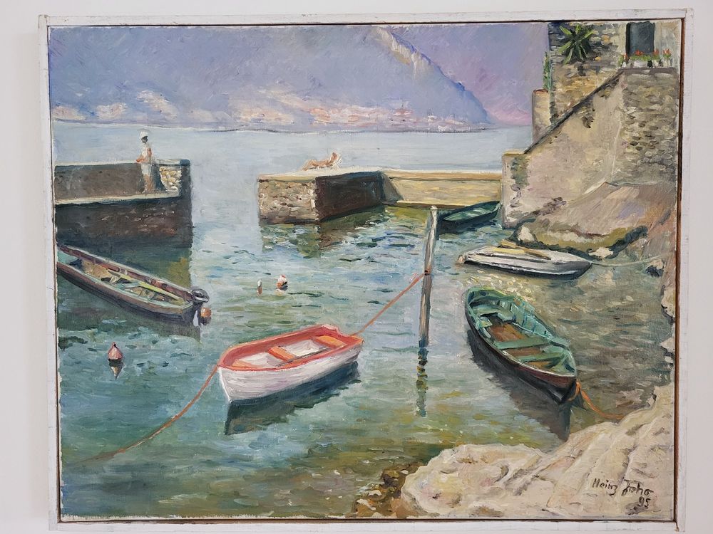 Ölbild Dorio Lago di Como (Gebraucht) in für CHF 35 – nur Abholung auf ...