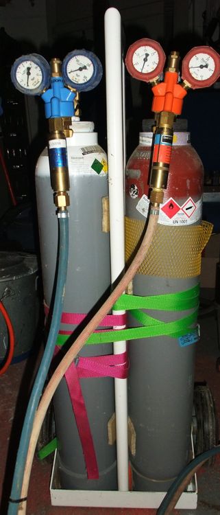 Autogen Schweissanlage Gloor 10L mit LM Flaschenwagen (Gebraucht) in St ...