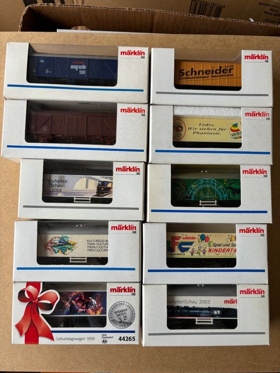 10x Marklin Guterwagen (Neu und originalverpackt) in Hauterive NE für ...