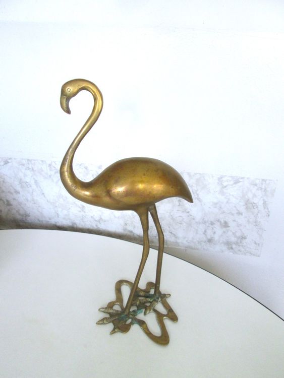 Flamingo aus Messing, vintage (Gebraucht) in Sementina für CHF 30 – mit Lieferung auf Ricardo kaufen
