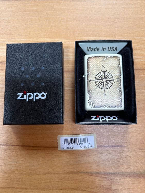 Zippo Compass Design (Neu und originalverpackt) in Beinwil am See für CHF 28 – mit Lieferung auf ...